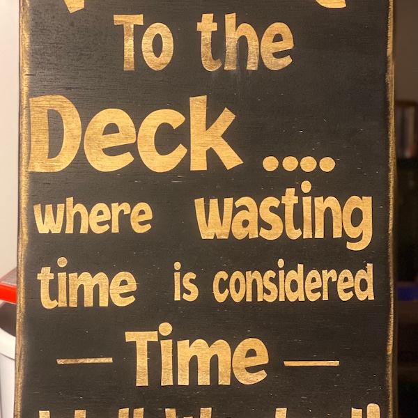 Deck Signs - Etsy