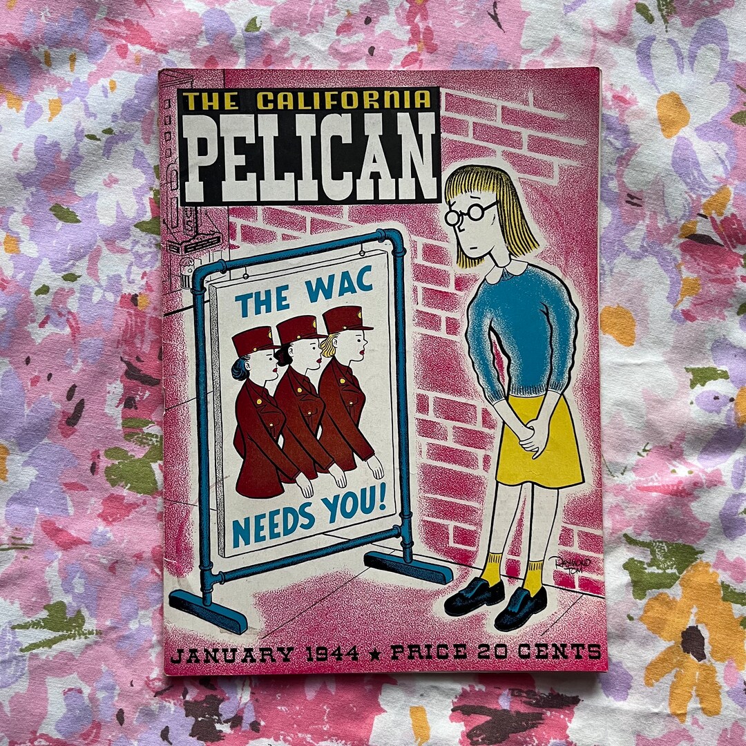 Vintage January 1944 California Pelican Magazine WWII - Etsy