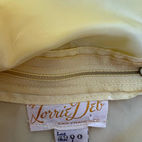 Vintage 1960s Yellow Lorrie Deb Cocktail Dress- XS - Gem