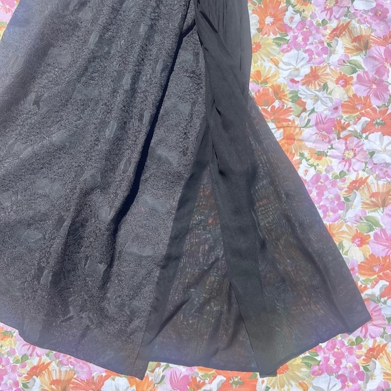 Vintage 1950s Black Lace Miss Peg Palmer Dress - Size… - Gem