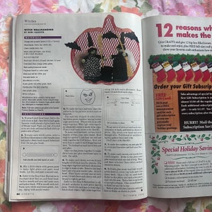 Vintage October 1992 Crafts Halloween Issue - Etsy