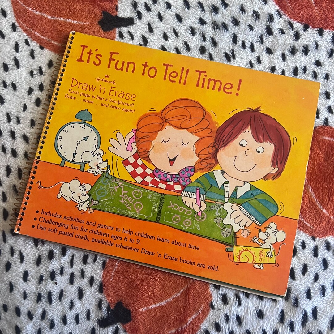 Vintage 1970s Its Fun to Tell Time Hallmark Book - Etsy