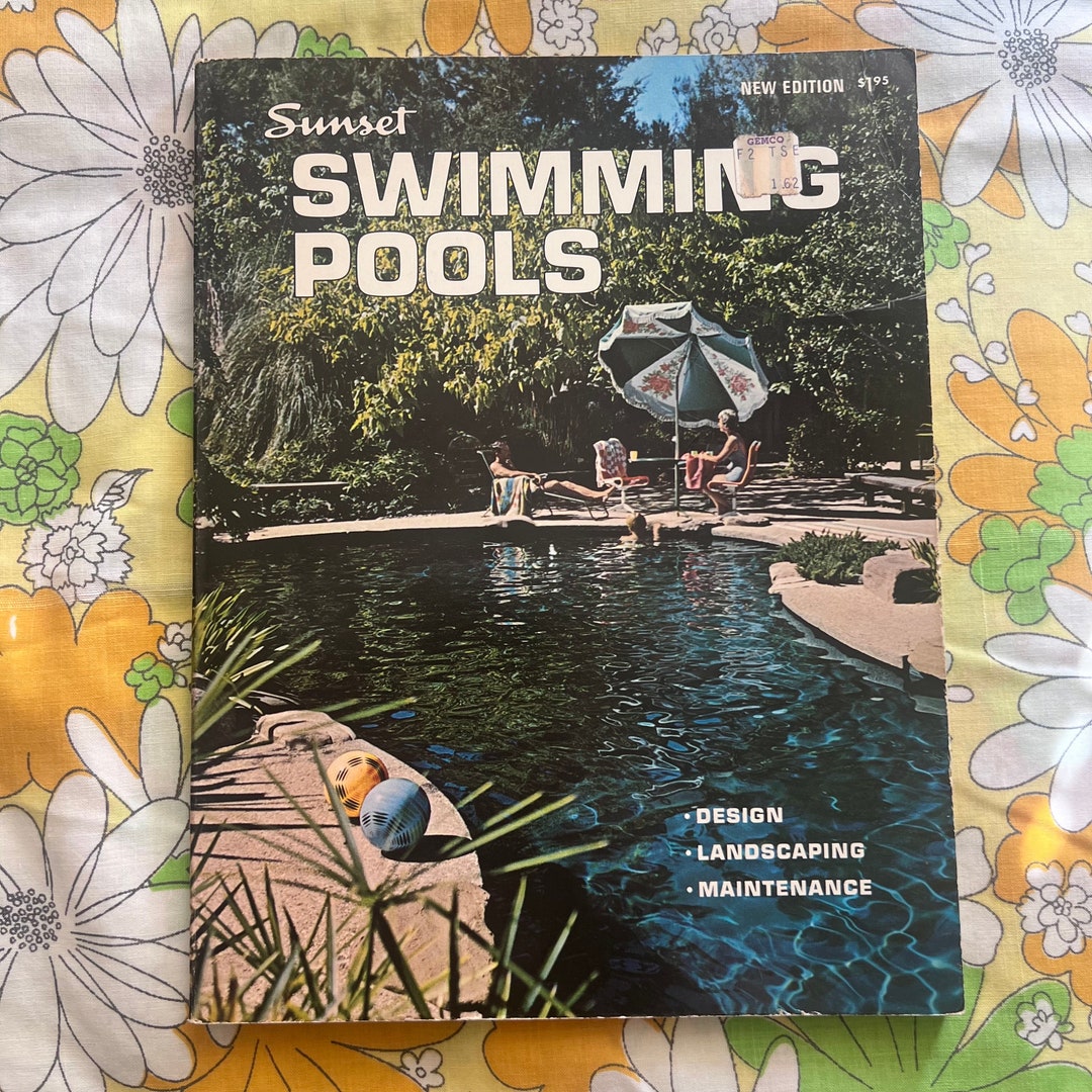 Vintage 1970s Swimming Pools Sunset Guide - Etsy