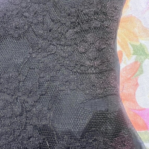 Vintage 1950s Black Lace Miss Peg Palmer Dress - Size… - Gem
