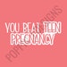 Teen Pregnancy SVG - DIGITAL DOWNLOAD - Etsy