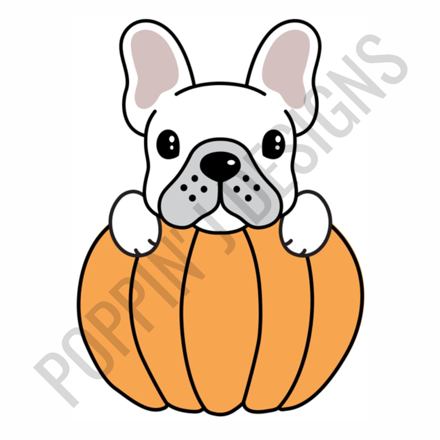 Fall Frenchie SVG - DIGITAL DOWNLOAD - Etsy