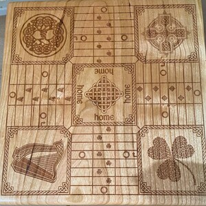 4 Player 12" Pachisi Board - Etsy