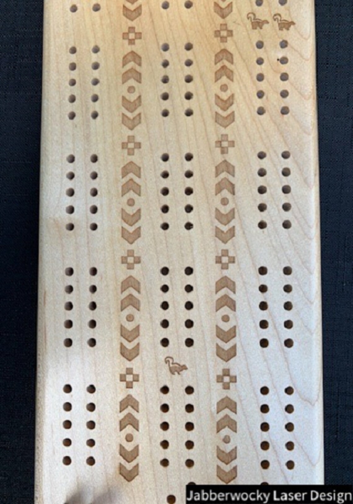 Custom Laser Engraved Cribbage Board | Etsy