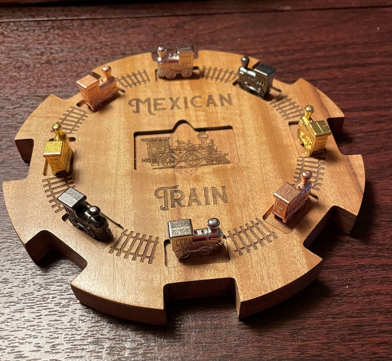 Mexican Train Hub & Tokens - Etsy