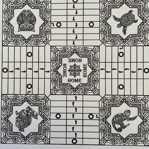 4 Player Fully Customized Pachisi Board - Etsy