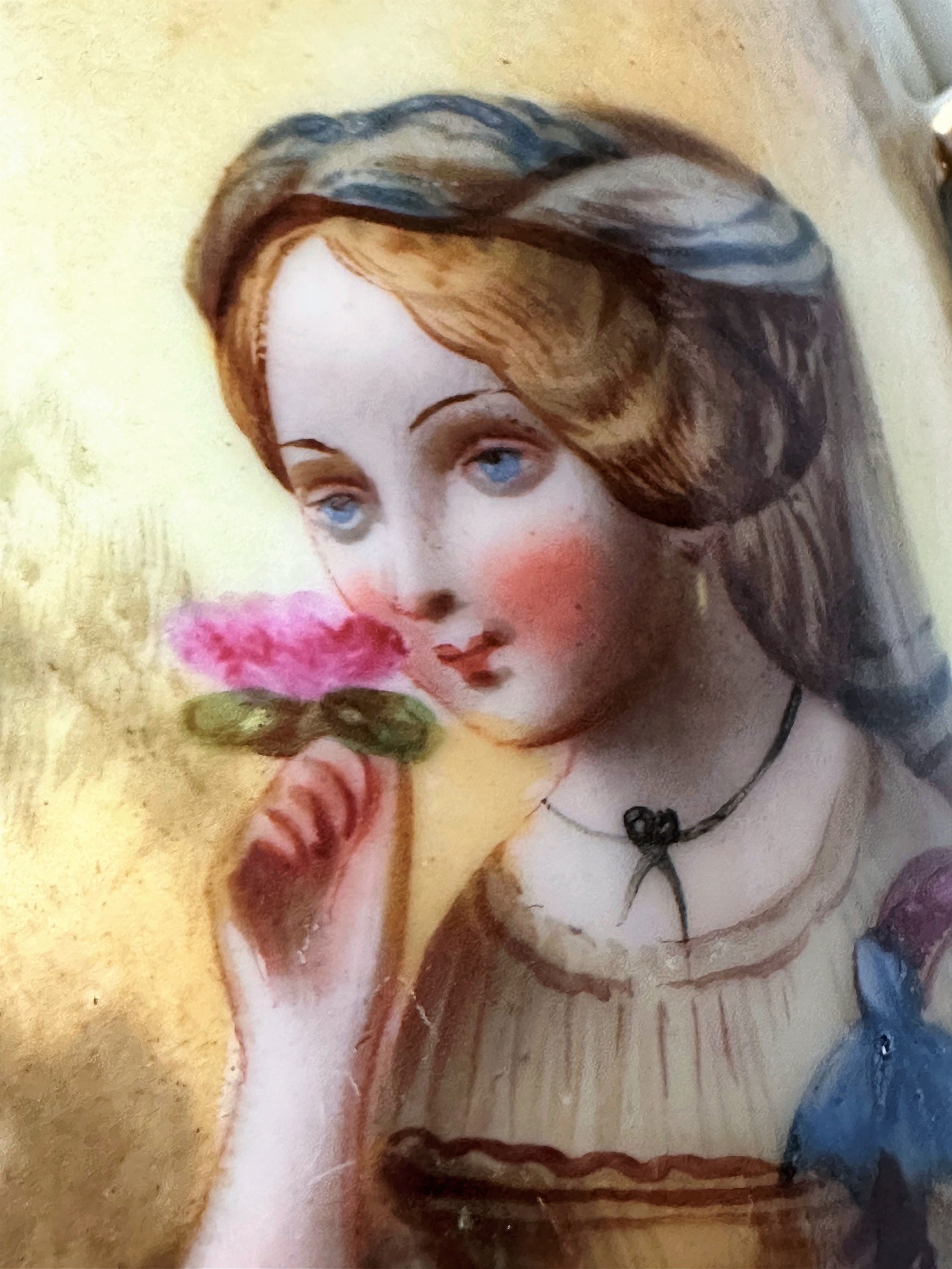 French Napoleonic Empire Old Paris Soft Paste Porcelain Hand Painted ...