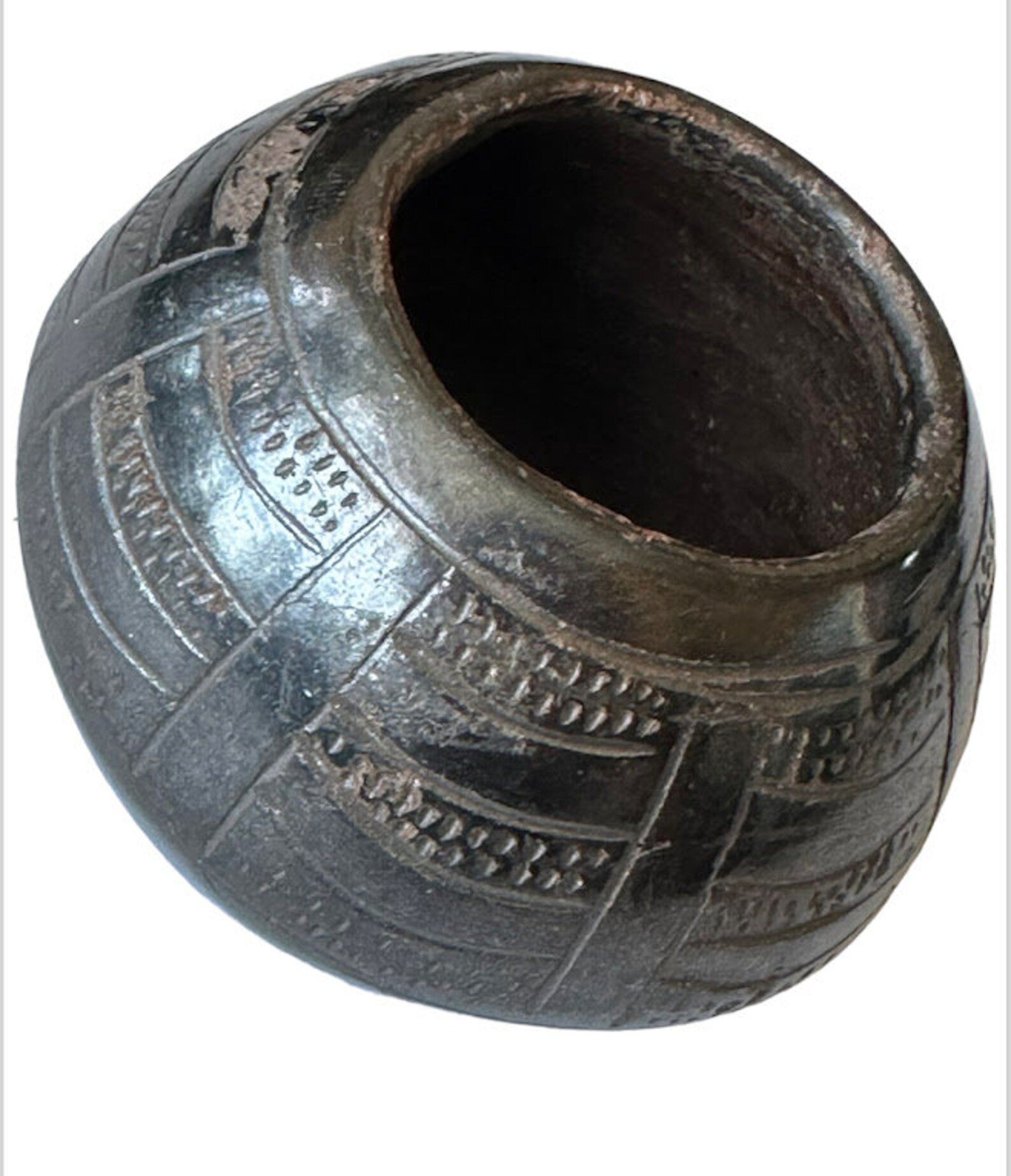 Zulu Ritual Cultural Artifact South Africa Antique Glazed Terracotta ...