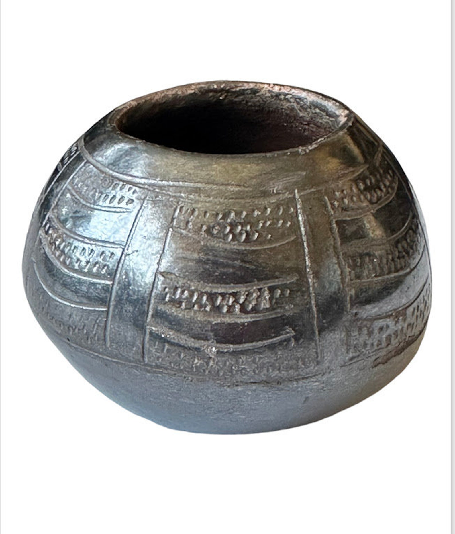 Zulu Ritual Cultural Artifact South Africa Antique Glazed Terracotta ...