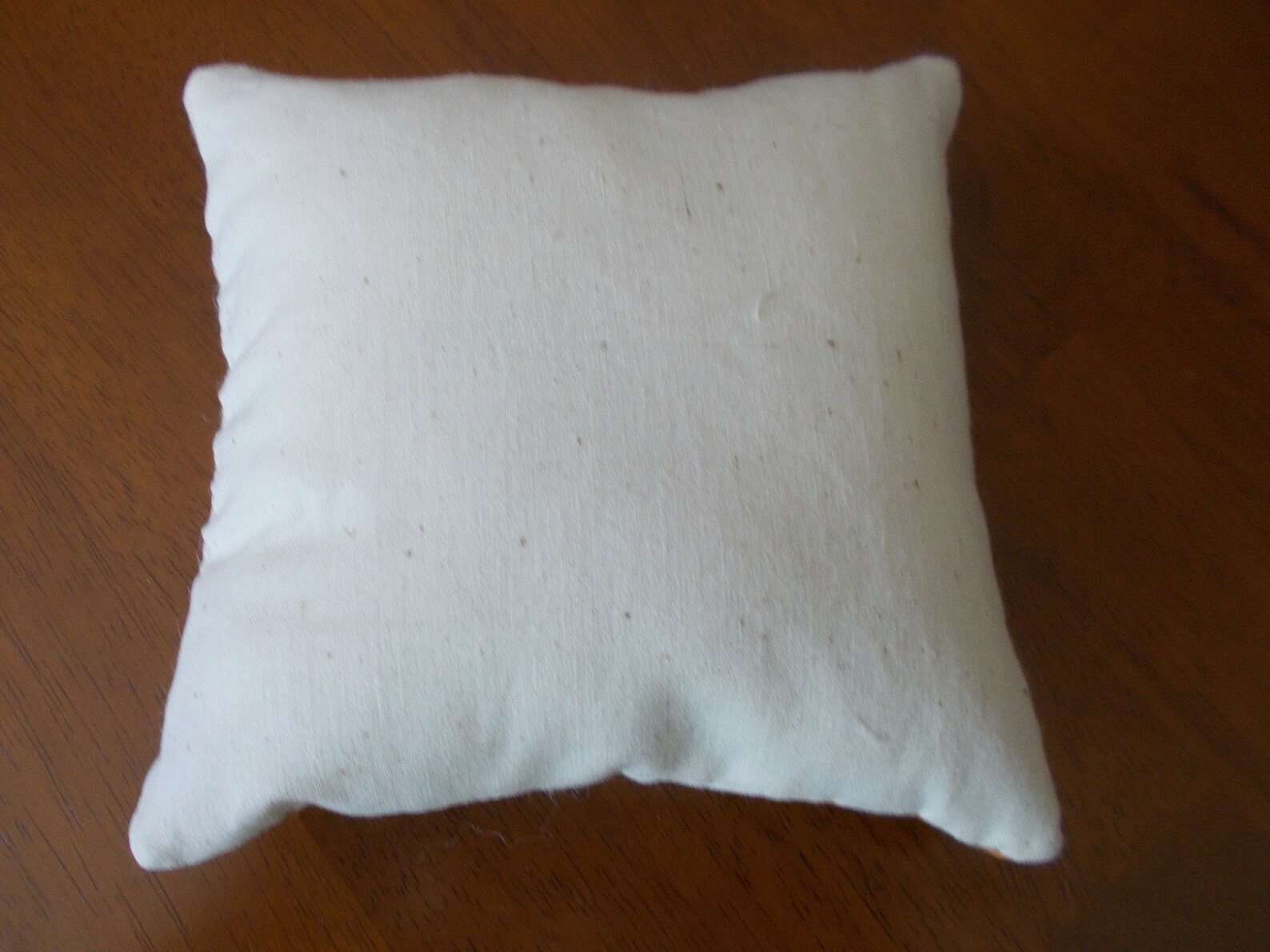 Small Quilted Pillow Floral Nine Patch Machine Pieced Hand Quilted ...