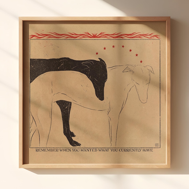 Greyhounds in Paintings - Etsy