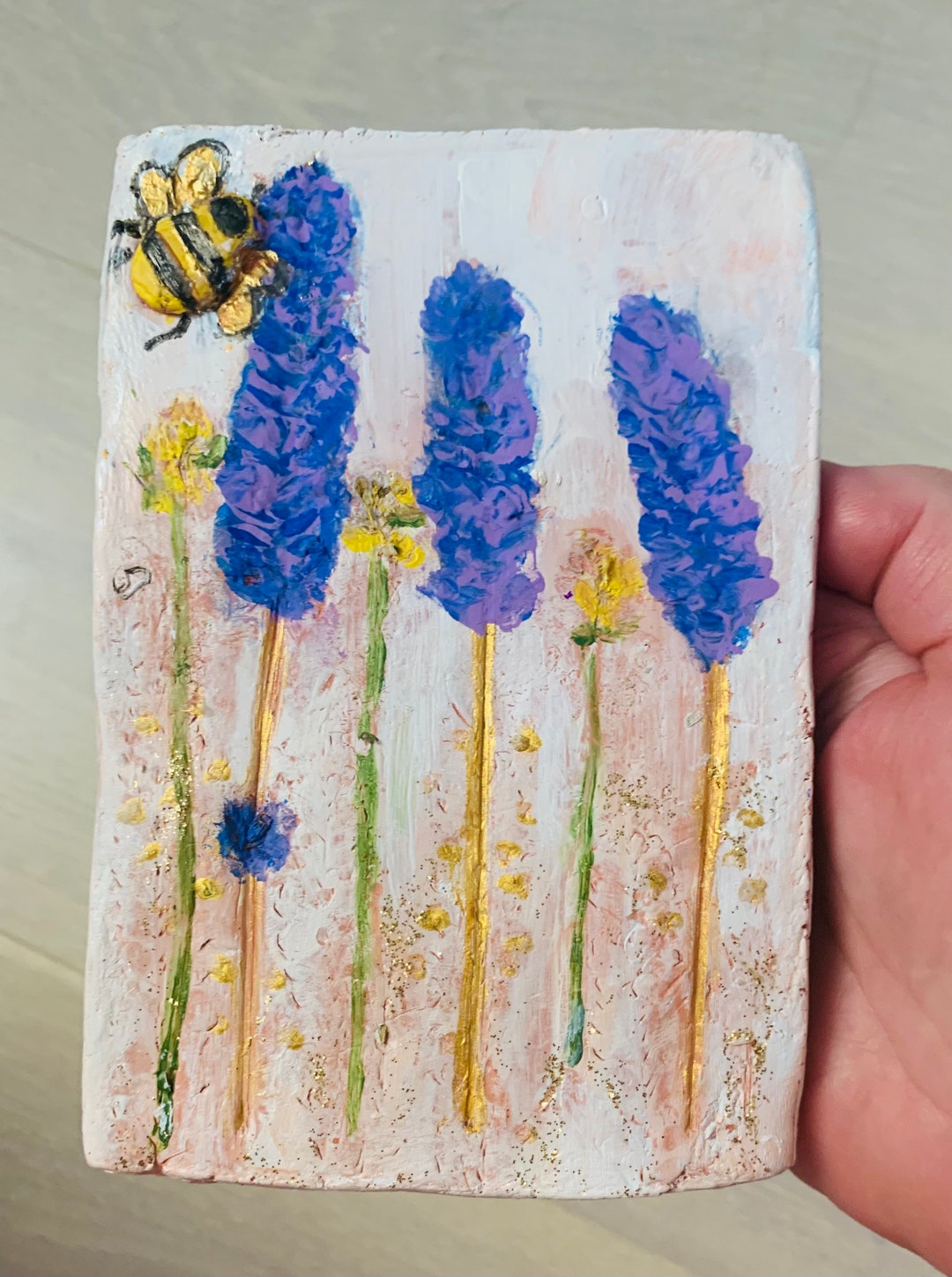 Lavender Sprigs Made From Clay - Etsy Australia