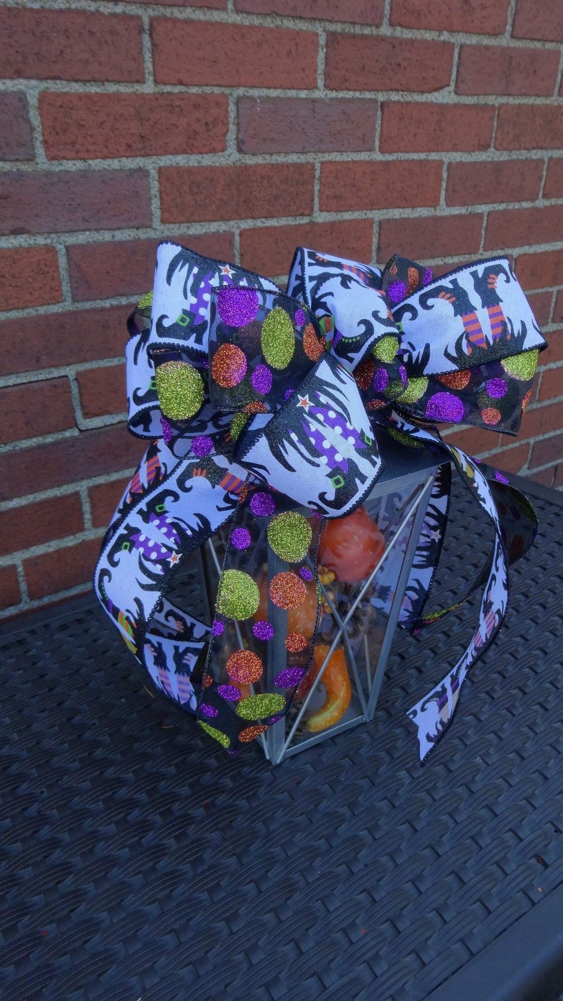 Halloween Witch Bow Halloween Bow for Wreath Witch Bow for | Etsy