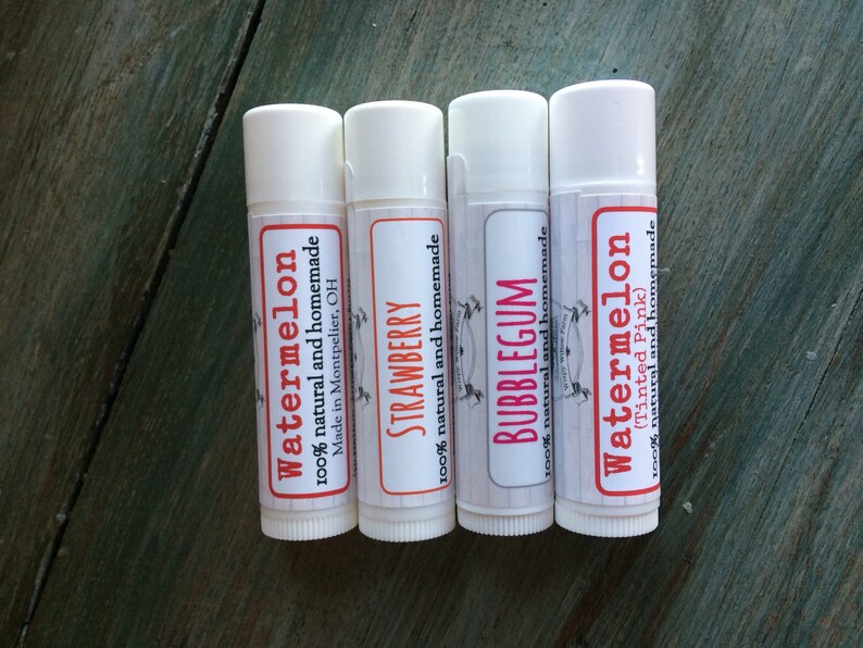 Lip Balm All Natural Lip Balm Chapstick | Etsy
