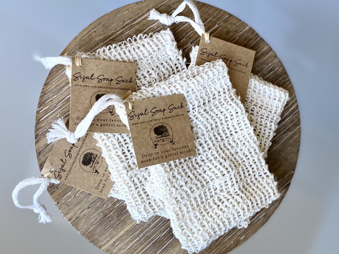 Sisal Soap Sack - Etsy