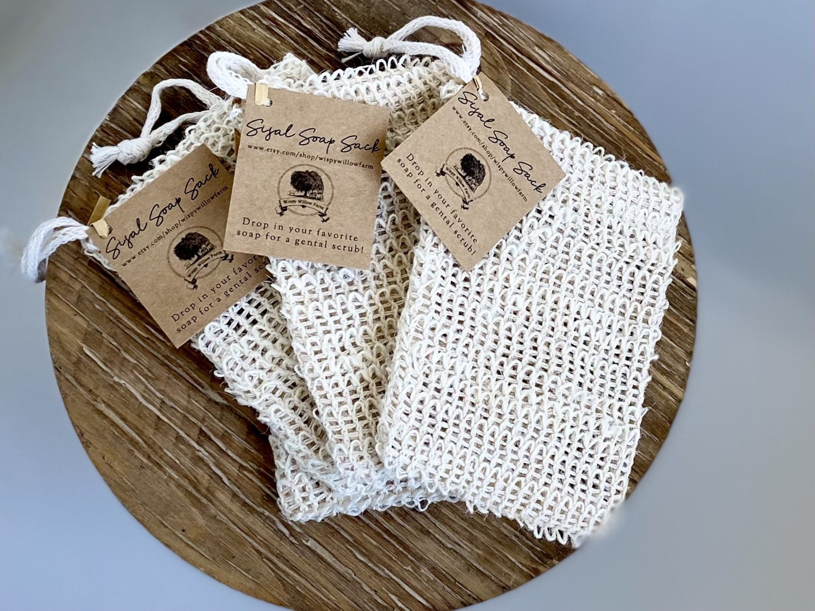 Sisal Soap Sack - Etsy