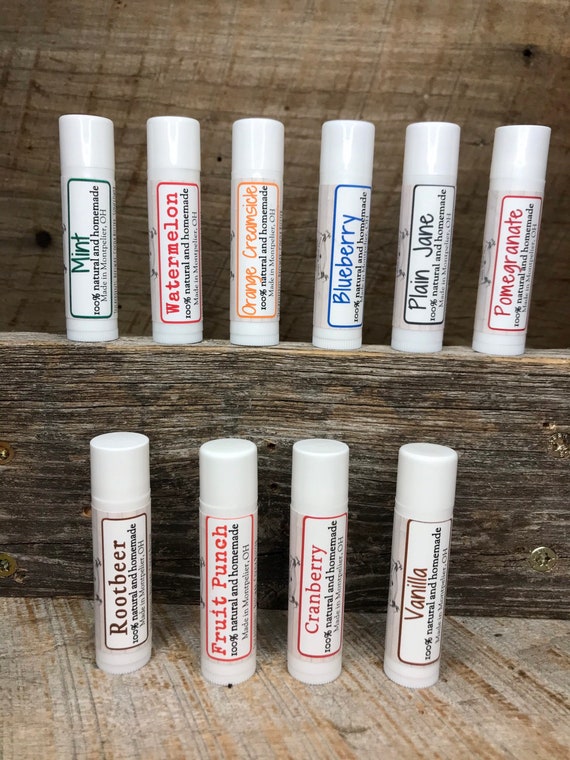 Lip Balm All Natural Lip Balm Chapstick - Etsy