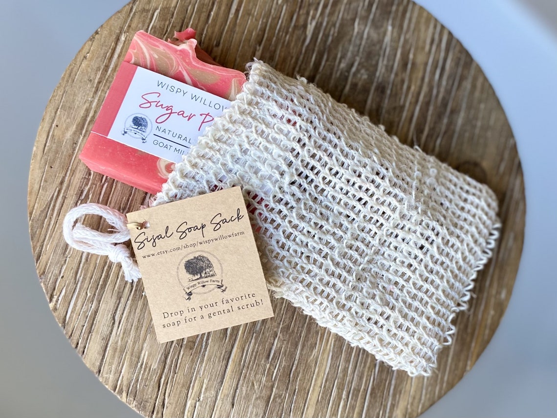 Sisal Soap Sack - Etsy