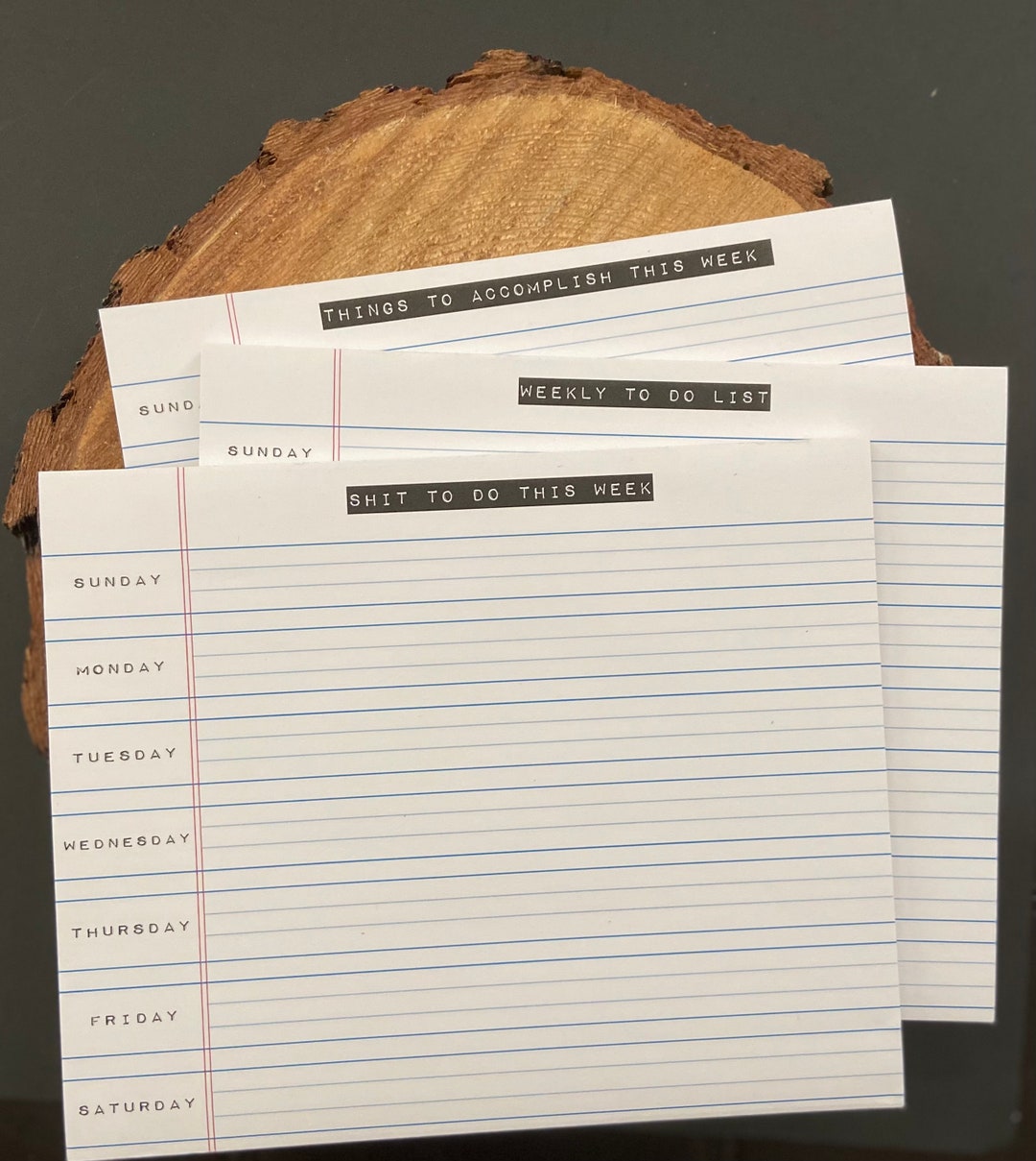 Motivational Weekly Lined Paper Notepad 10 X 8.25 - Etsy