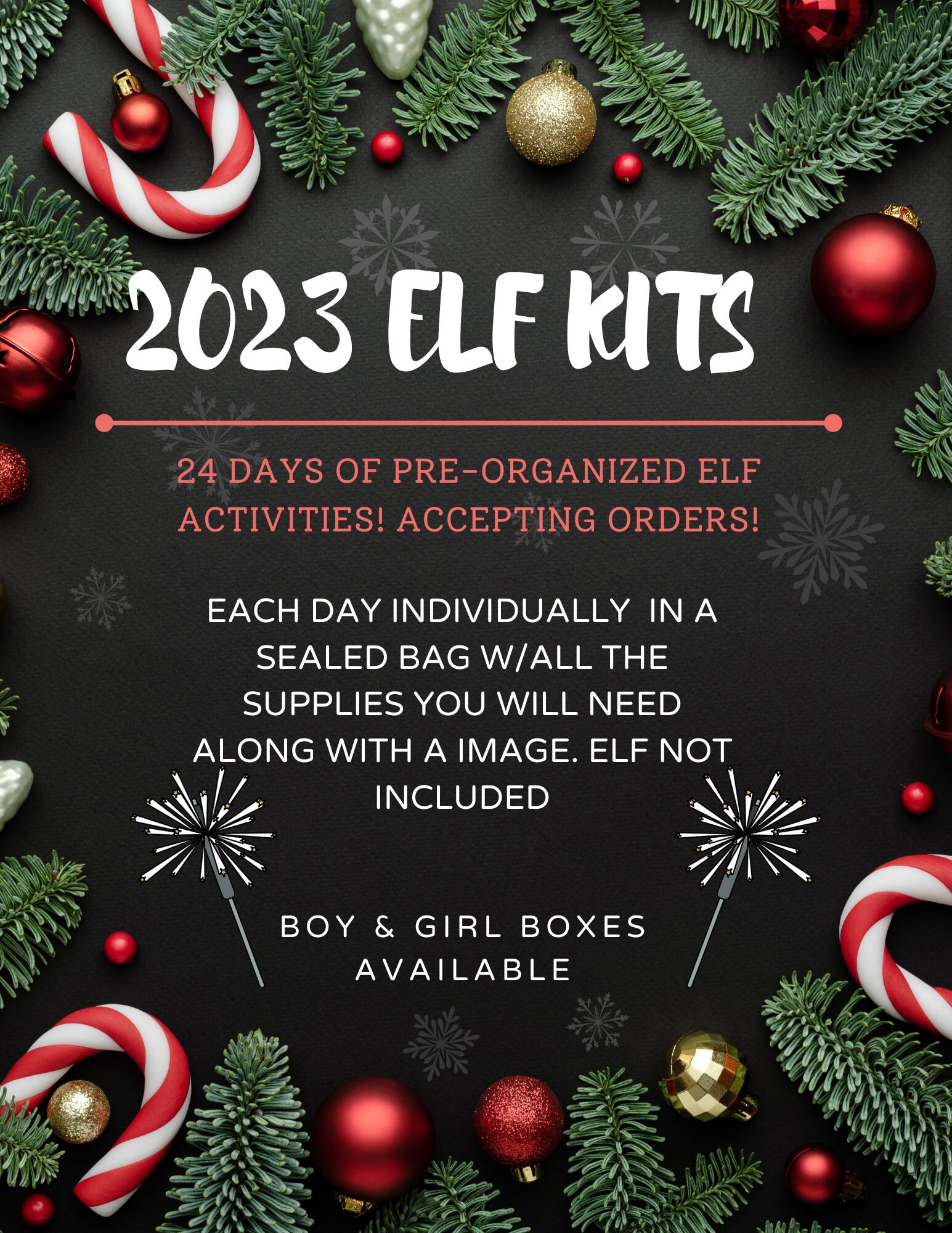 2023 Elf Kits-new Elf Antics Individually Packaged - Etsy