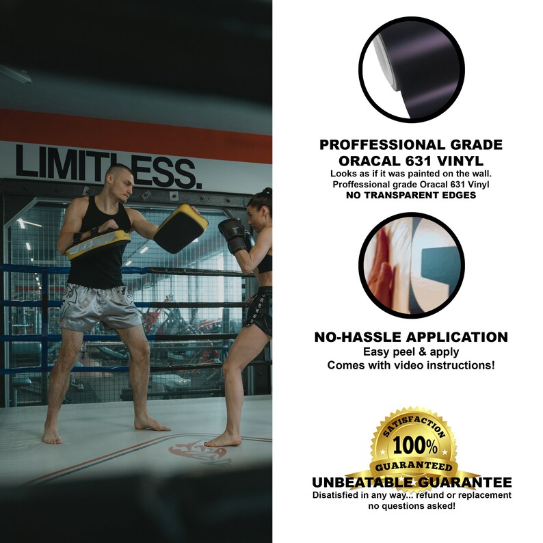 LIMITLESS Motivational Wall Decal Sticker Quote for Home - Etsy