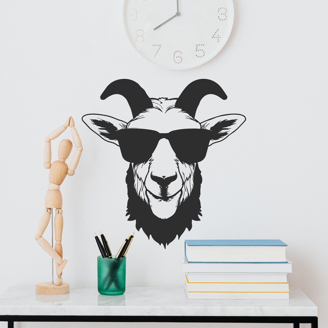Goat Greatest of All Time Inspirational Wall Decals for Bedroom ...