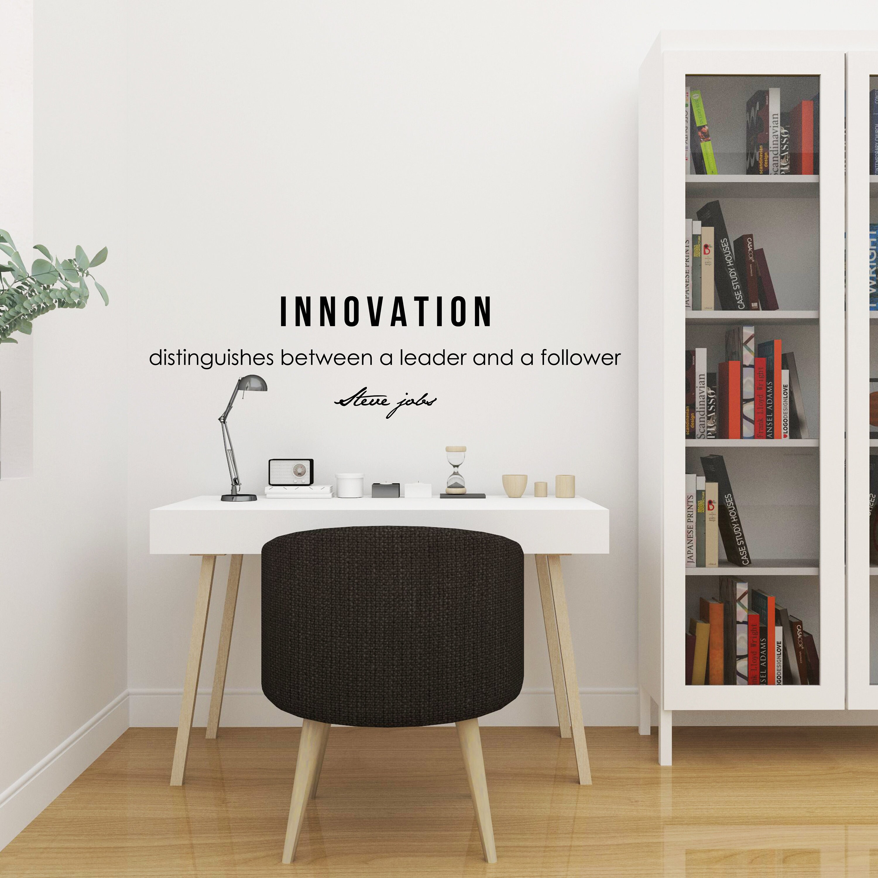 Steve Jobs Innovation Inspirational Motivational Wall Decal | Etsy
