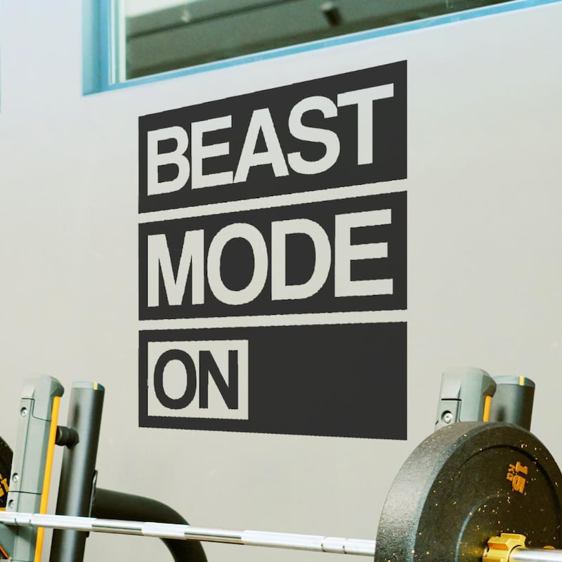 Beast Mode Decal - Etsy