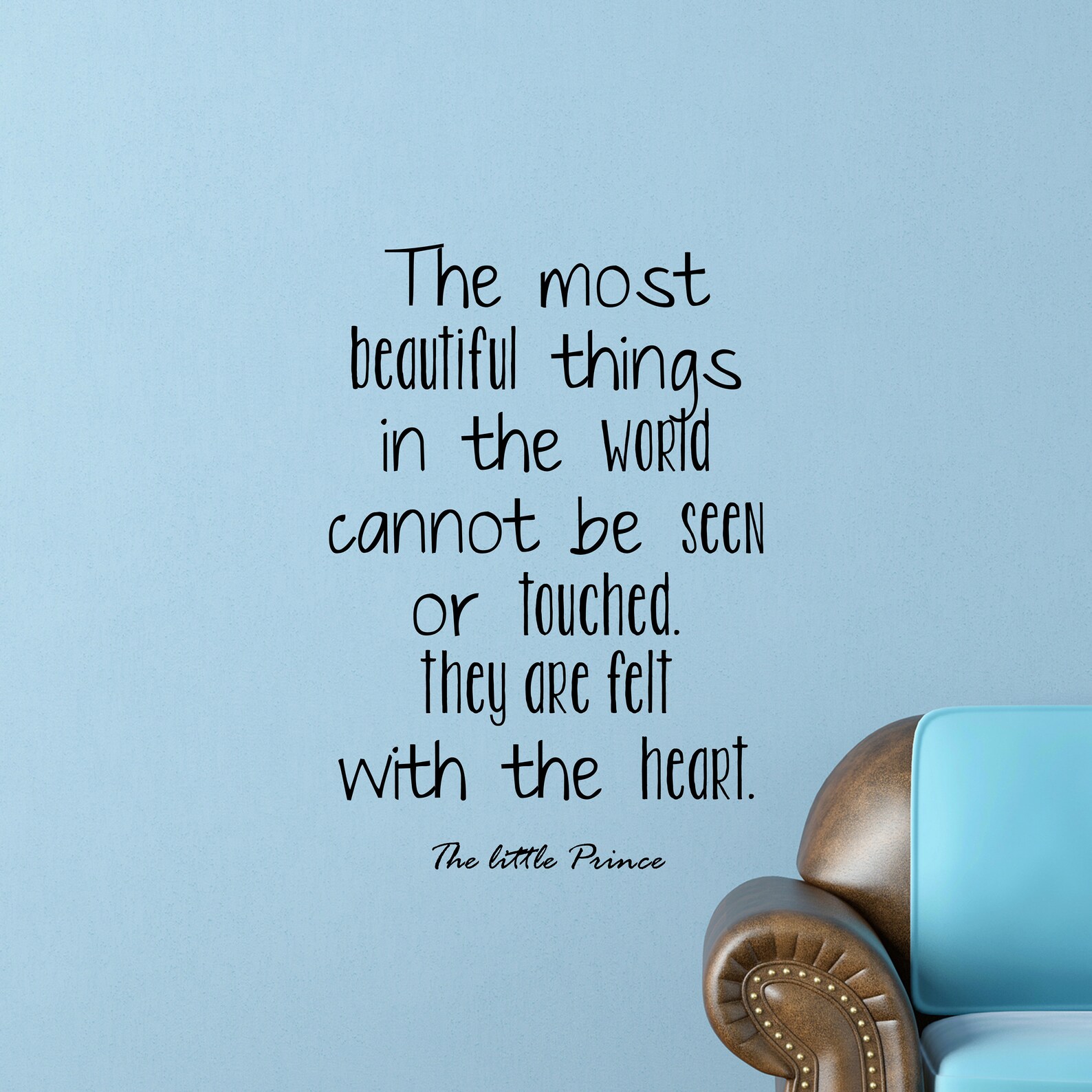 The Little Prince Inspirational Motivational Wall Decal Quote | Etsy