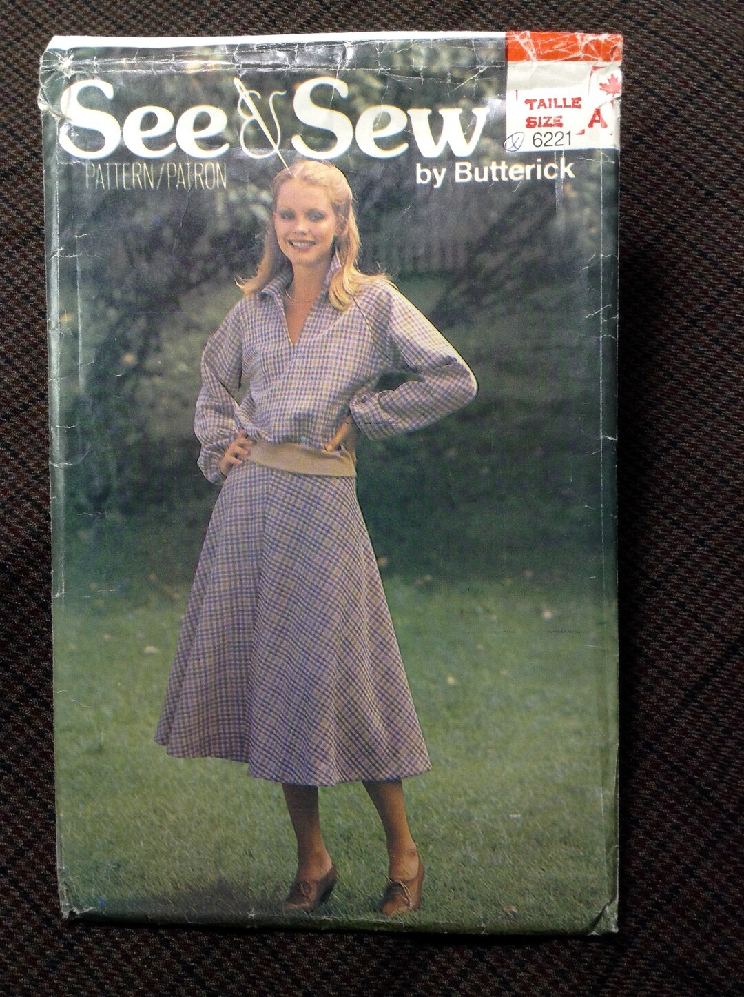 BUTTERICK See & Sew Pattern 6221 / VINTAGE 70s Set for Young Women - Etsy