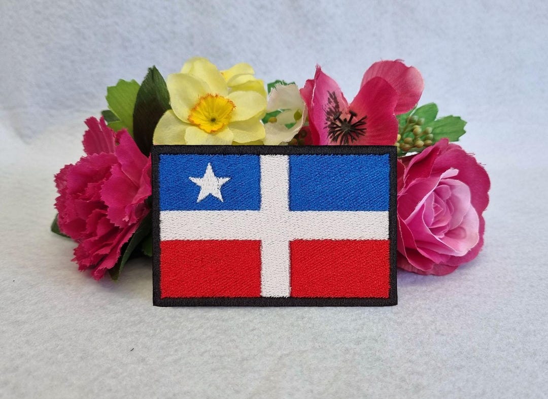 Puerto Rico 'grito De Lares' Flag Embroidered Patch. Iron-on, Velcro or ...