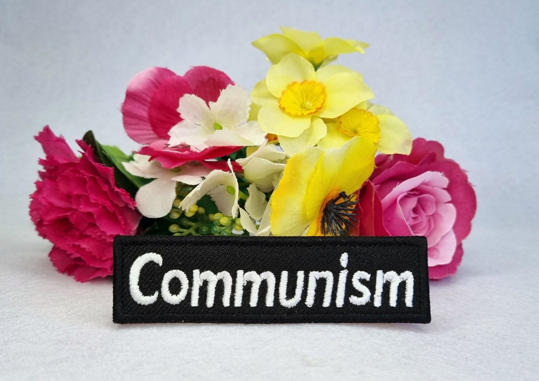 Communism Embroidered Patch. Iron On, Velcro or Sew on Options ...