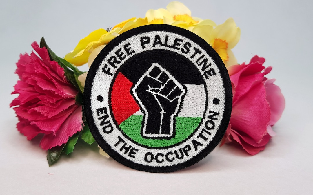 Free Palestine - End the Occupation Embroidered Patch. Iron On, Velcro or Sew on Options! Free ...