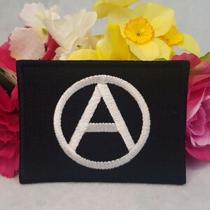Anarchist eco-anarchism Flag Embroidered Patch. Iron On - Etsy