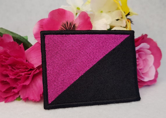 Anarchist Anarcha-Feminism flag patch. Iron On Velcro or | Etsy