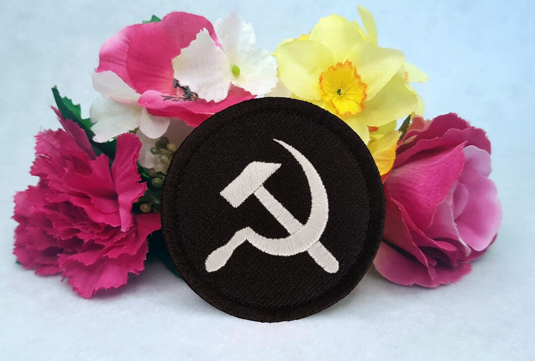 Communist Hammer and Sickle Flag Embroidered Patch (multiple Options ...