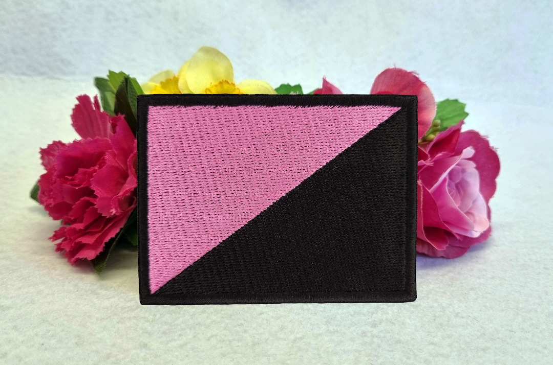Anarchist queer Anarchism Flag Iron on Patch. Iron On, Velcro or Sew on ...