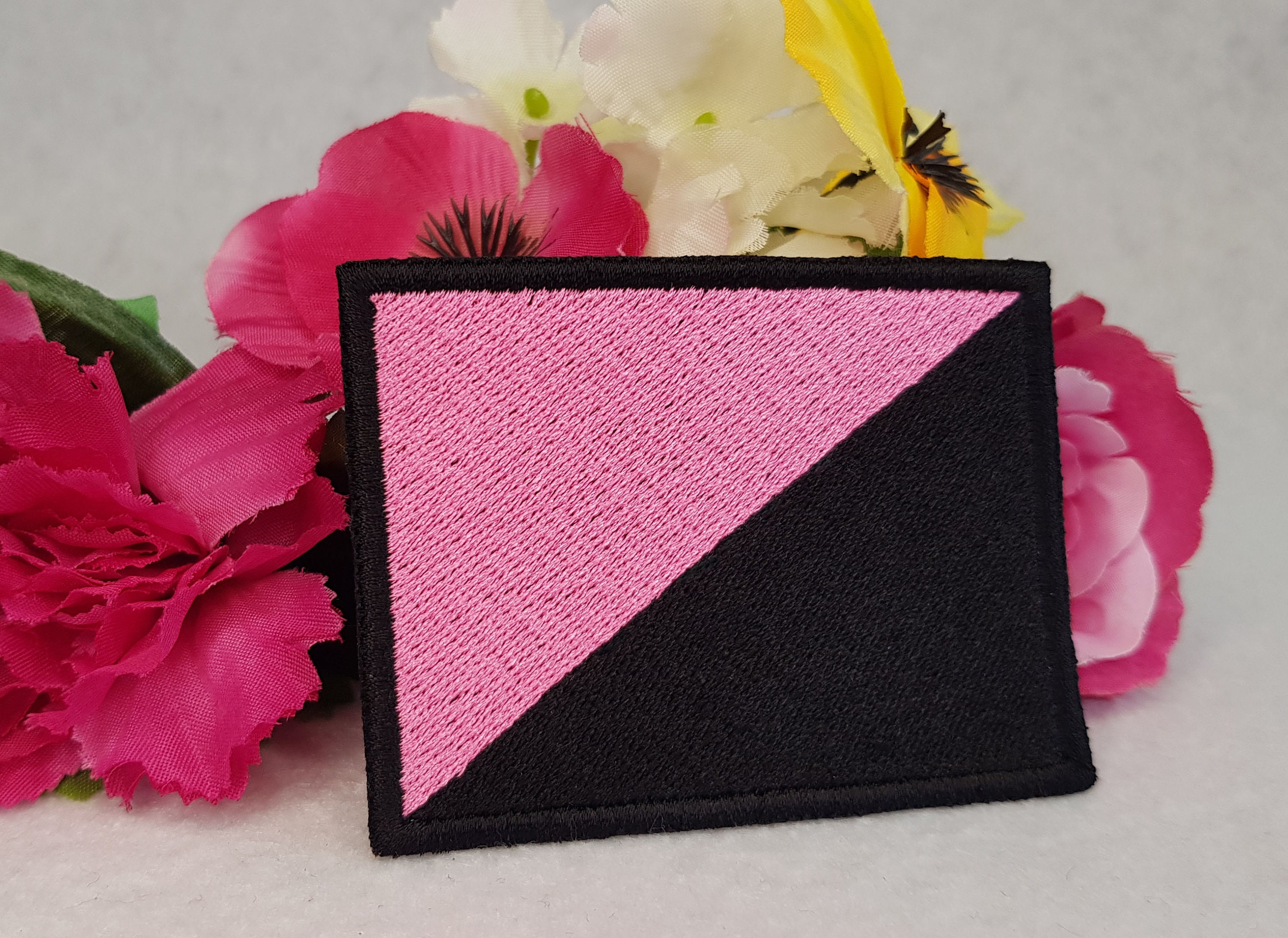 Anarchist Anarcha-Feminism flag patch. Iron On Velcro or | Etsy