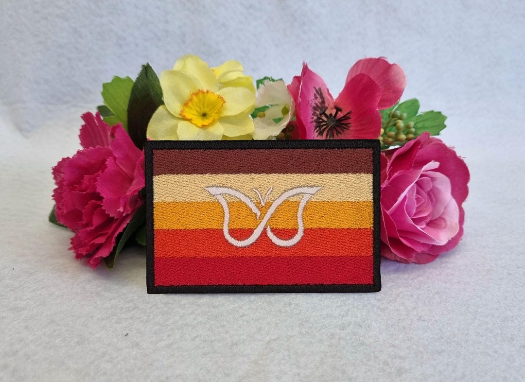 ADHD Flag Embroidered Patch. Iron On, Velcro or Sew on Options ...