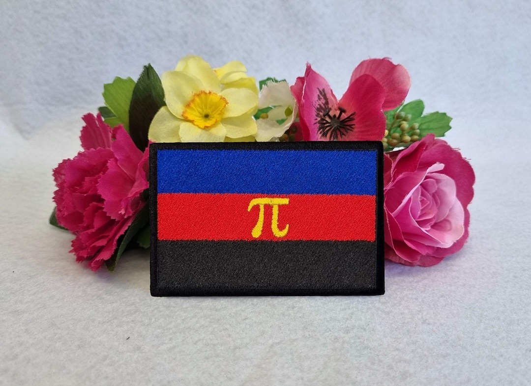 Polyamory Flag Embroidered Patch. Iron On, Velcro or Sew on Options ...