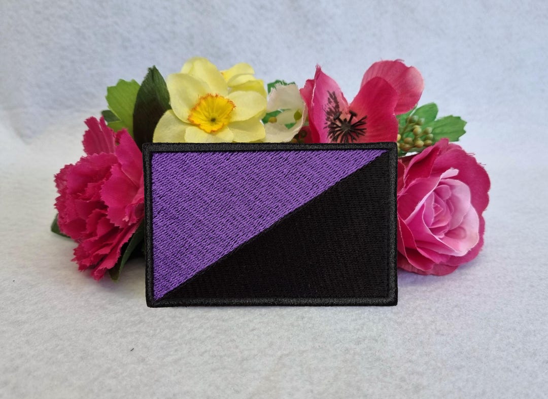 Anarchist (anarcha-feminism) Flag Patch. Iron On, Velcro or Sew on ...
