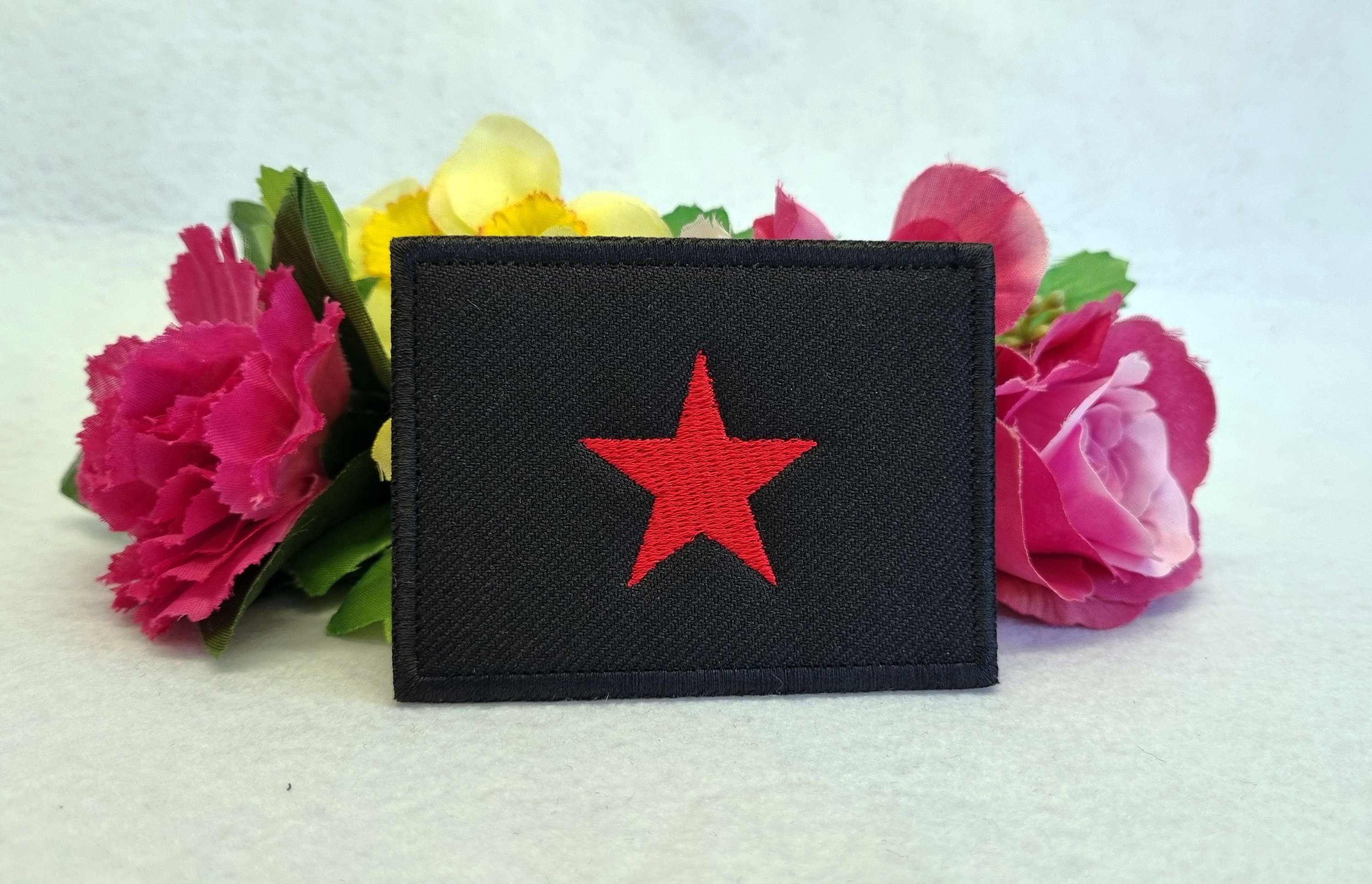 Zapatista Flag Embroidered Patch. Iron On Velcro or Sew on - Etsy