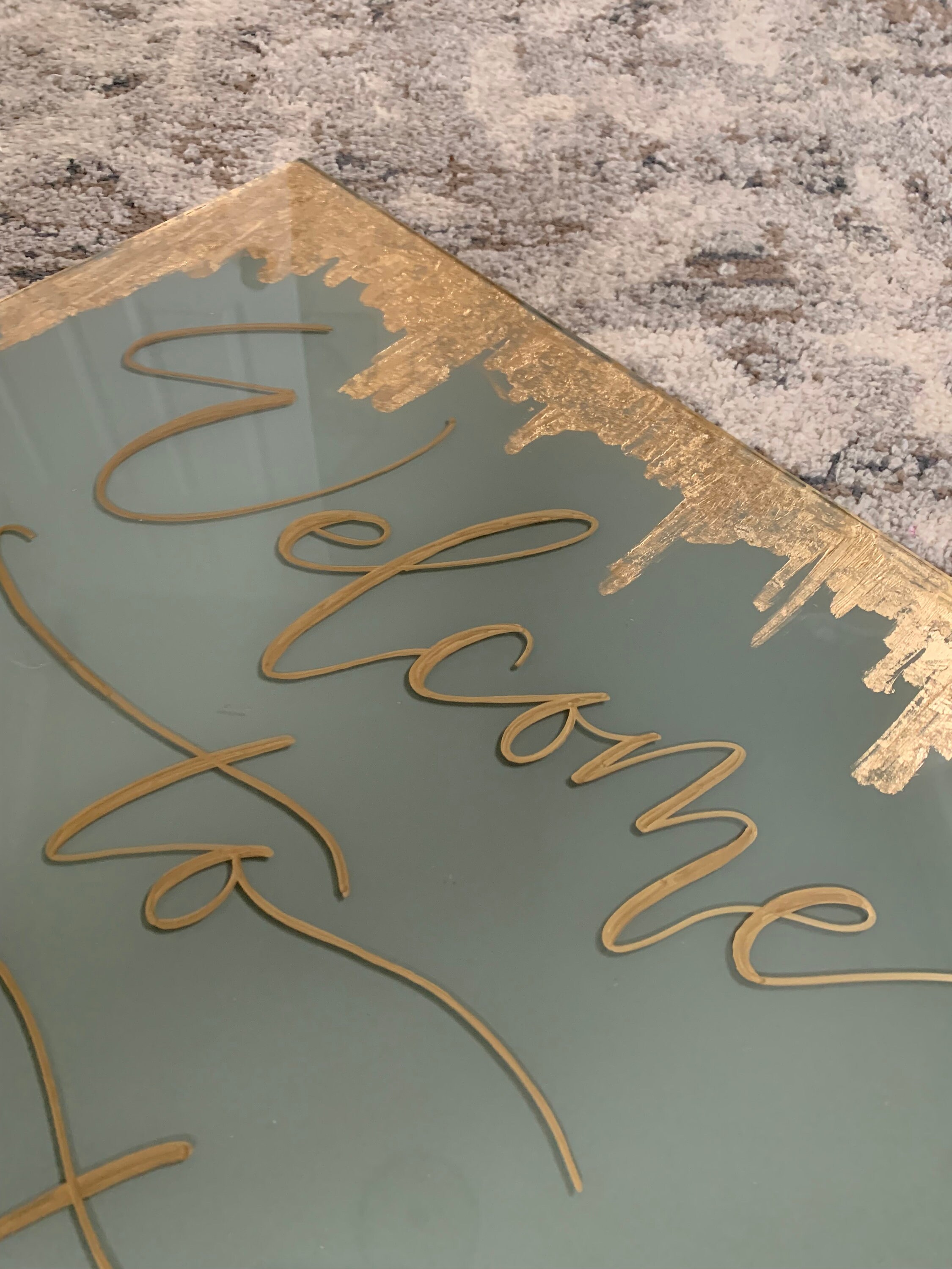 18x24in Welcome Acrylic Sign Shower Sign Baby Shower - Etsy