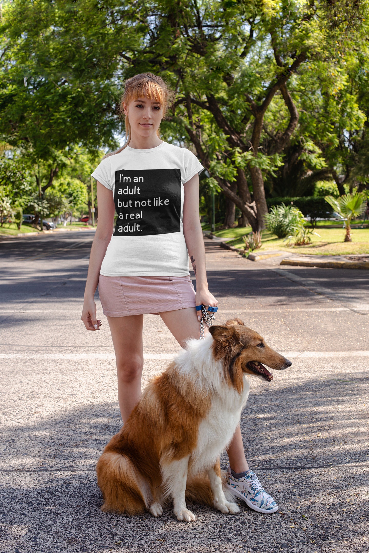 Im Not A Real Adult Ddlg Dynamic Ageplay Clothing Etsy