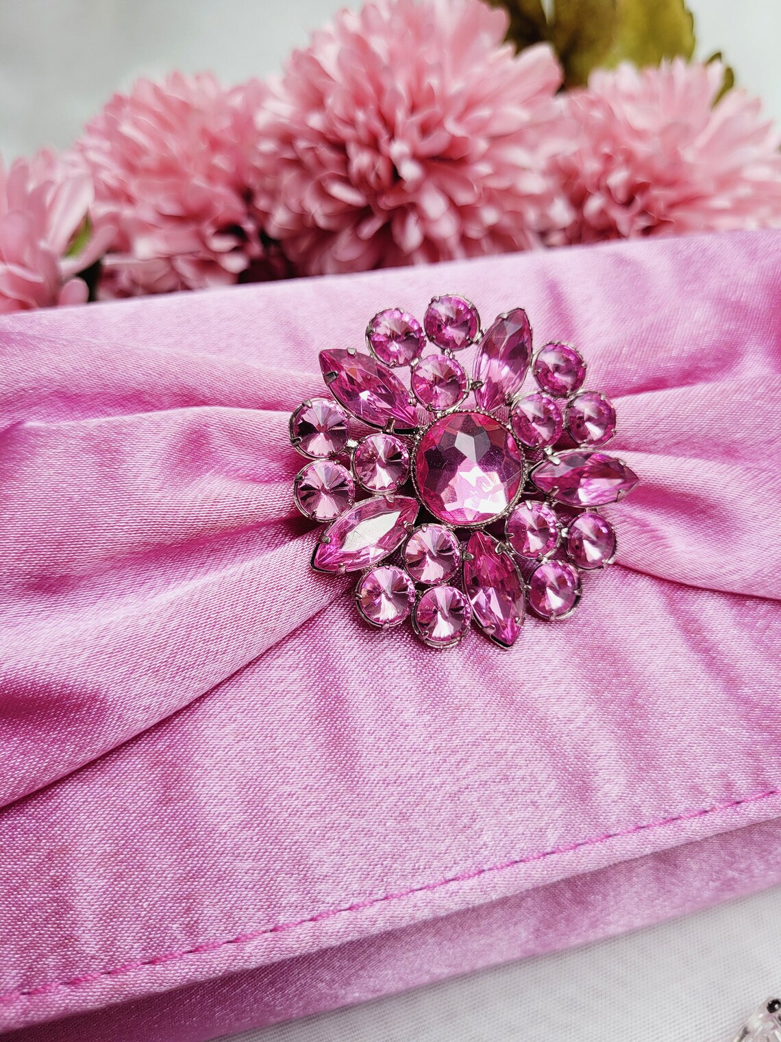 90s Vintage Shimmer Pink Diamonds Envelope Bag Purse - Etsy