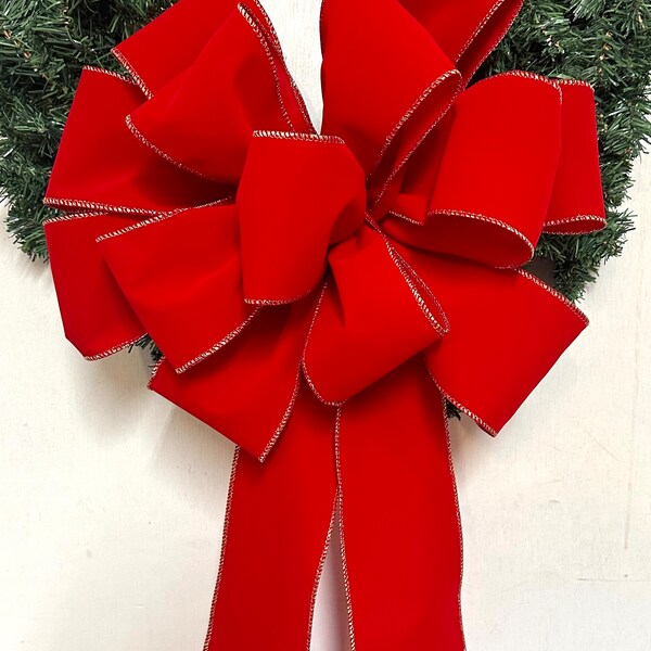 Large Christmas Bow - Etsy